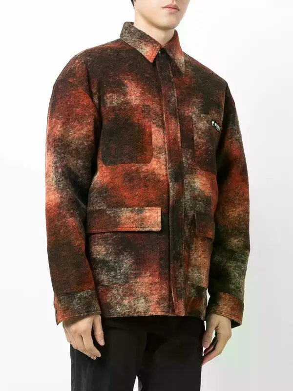 MISBHV Patterned Logo-patch Shirt
