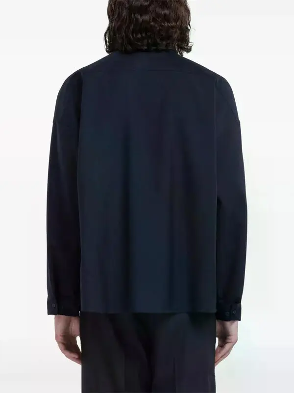 Marni Logo-tag Long-sleeve Shirt
