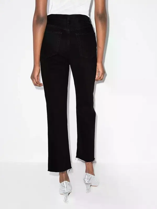TOTEME Cropped Straight-leg Jeans