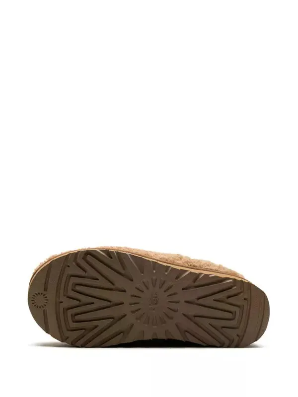 UGG Tasman Maxi Curly Slippers - Brown
