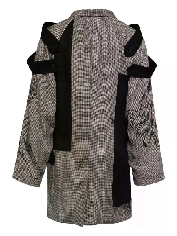 Yohji Yamamoto Layered Design Linen Blazer