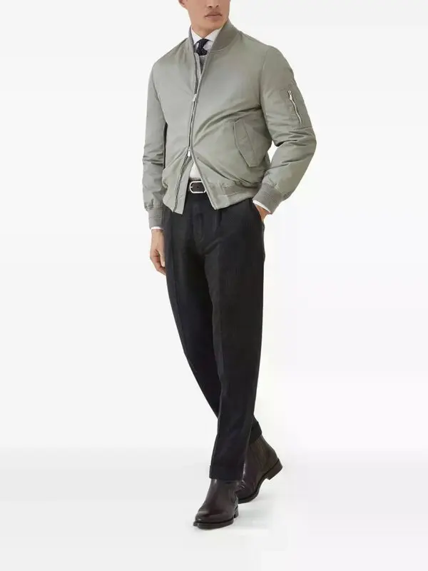 Brunello Cucinelli Mélange-effect Sweater - Grey