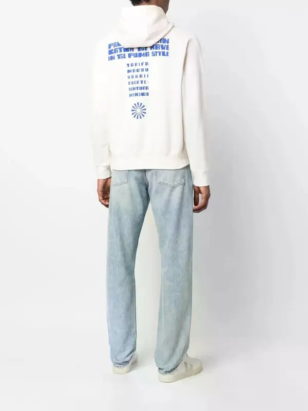 PUMA Slogan-print Drawstring Hoodie