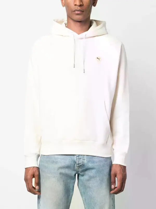 PUMA Slogan-print Drawstring Hoodie