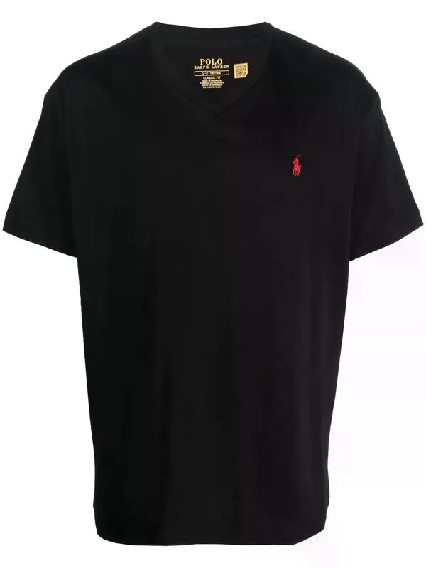 Polo Ralph Lauren V-neck Short-sleeve T-shirt - Black