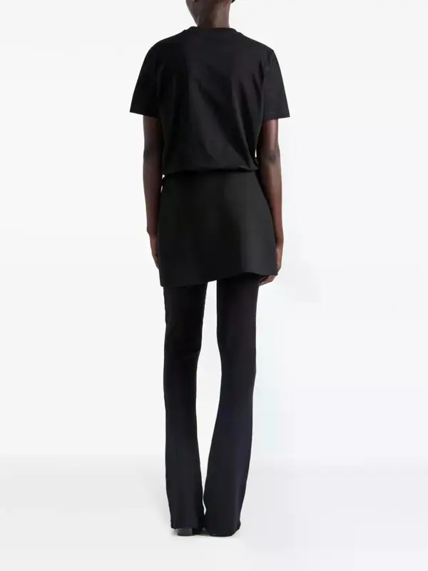 Prada Embroidered-triangle Jersey T-shirt