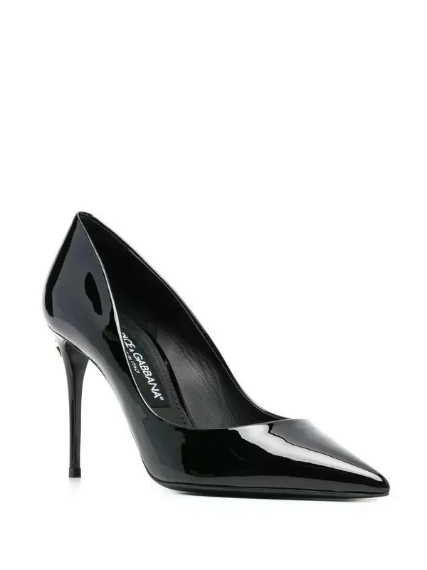 Dolce & Gabbana 90mm Cardinale Patent Leather Pumps