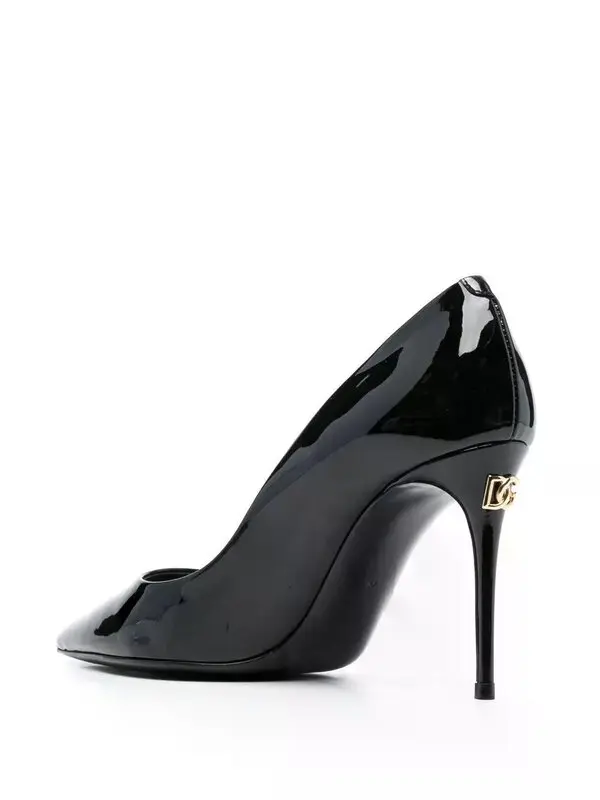 Dolce & Gabbana 90mm Cardinale Patent Leather Pumps