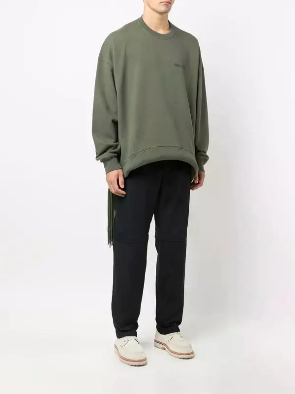AMBUSH Fringed-hem Sweatshirt