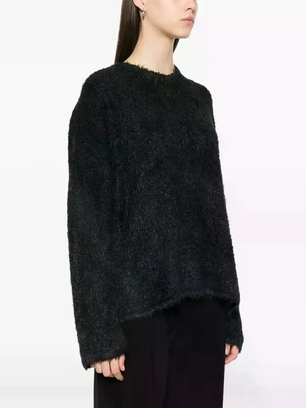 TOTEME Silk Sweater - Black