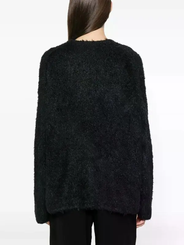 TOTEME Silk Sweater - Black