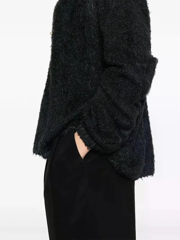 TOTEME Silk Sweater - Black