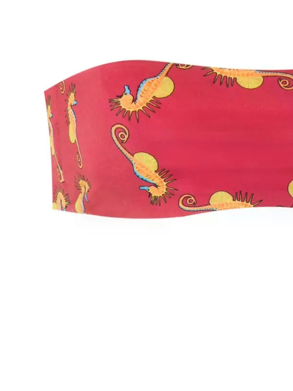 AMIR SLAMA Strapless Bandeau Bikini Set