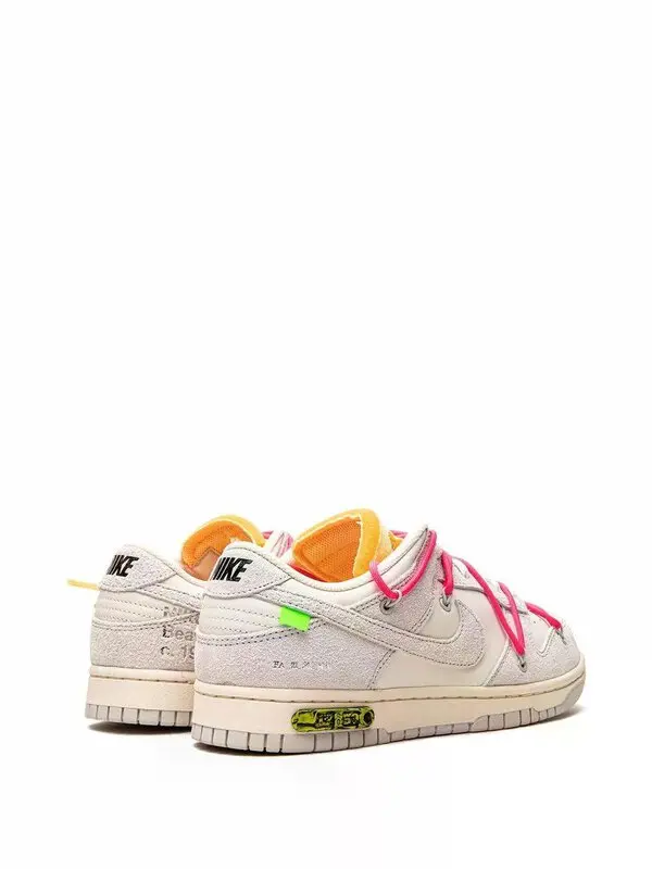 Nike X Off White Dunk Low Lot 17 Sneakers - Grey