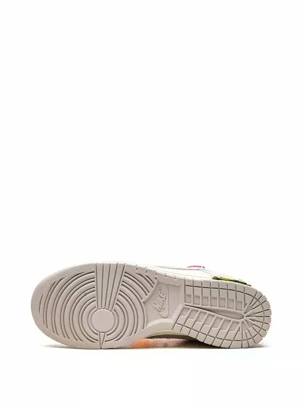 Nike X Off White Dunk Low Lot 17 Sneakers - Grey