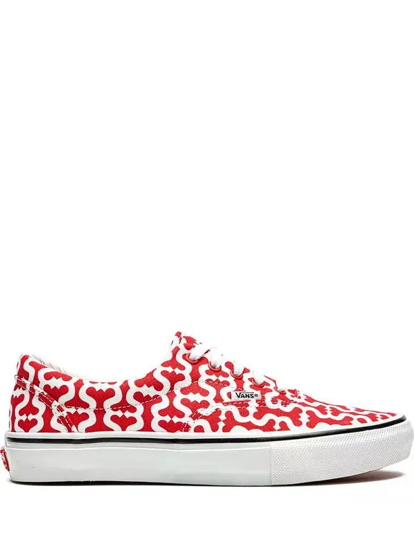 VANS X Supreme Skate Era Monogram Sneakers - Red