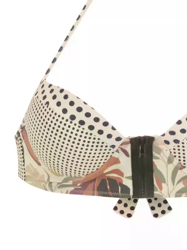 AMIR SLAMA Polka-dot Print Bikini
