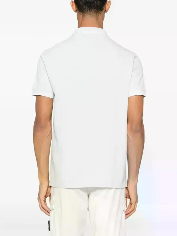 Stone Island Compass-patch Polo Shirt - Blue