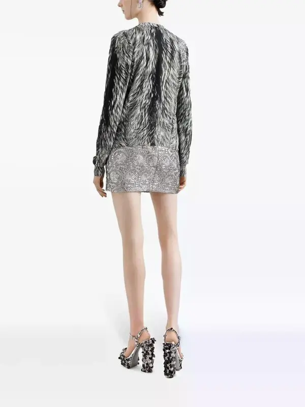 Dolce & Gabbana Brocade-effect Midi Skirt