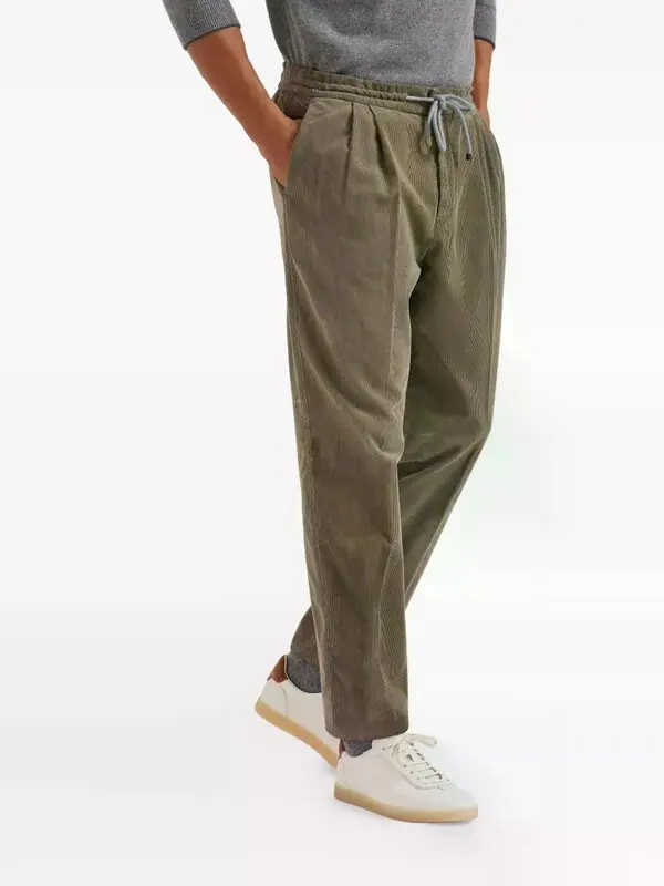 Brunello Cucinelli Cotton Straight-leg Trousers