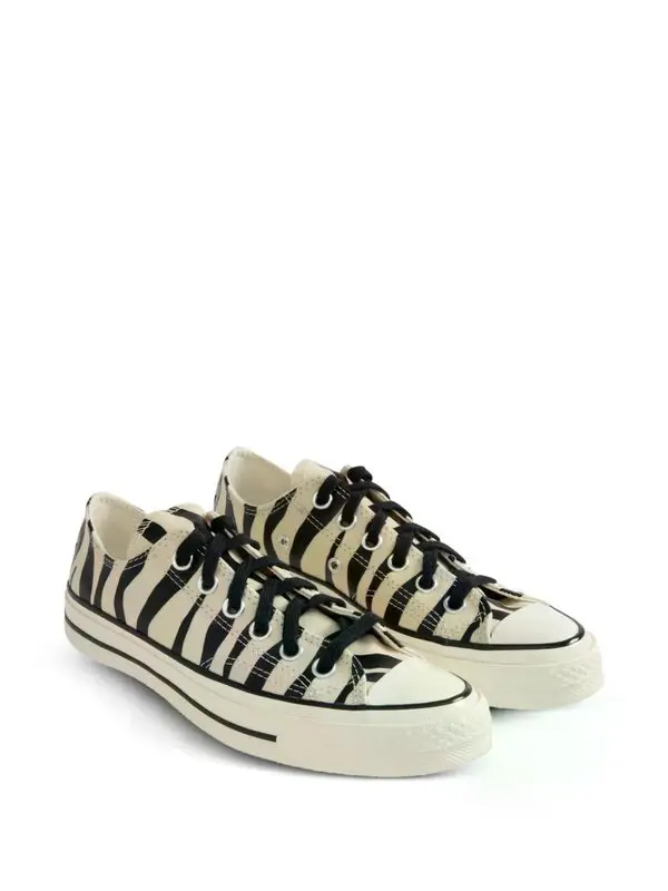 CONVERSE Zebra Print Trainers - Neutrals
