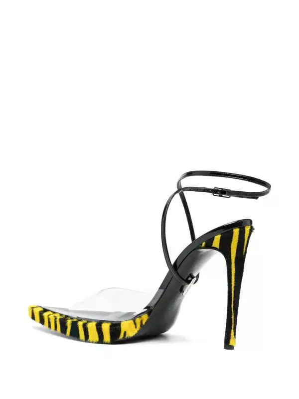 Gcds Zebra Rider 125mm Stiletto Sandals