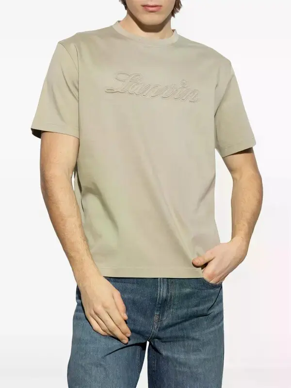 LANVIN Logo-embossed T-shirt