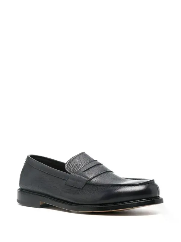 Premiata Penny Slot Leather Loafers - Blue