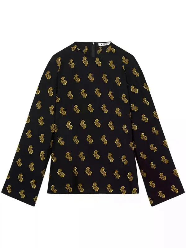 Ports 1961 Graphic Print Long Sleeve Top
