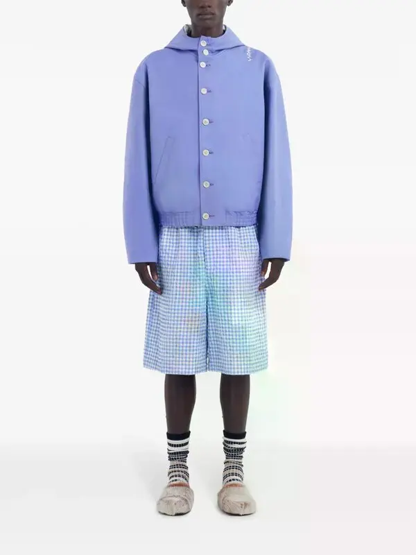 Marni Logo-embroidered Hooded Jacket