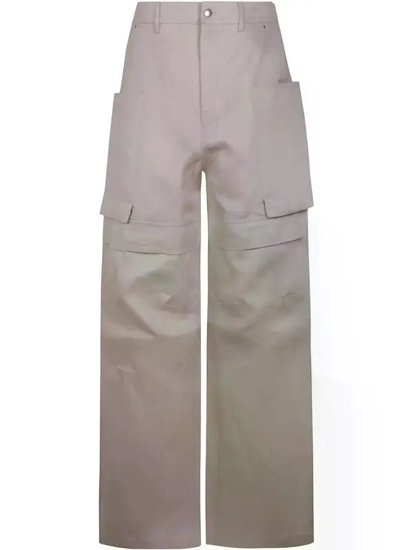 Rick Owens High-waist Straight-leg Trousers - Neutrals
