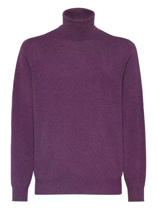 Brunello Cucinelli Cashmere Roll Neck Sweater