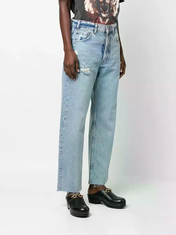 ANINE BING Gavin Mid-rise Straight Jeans