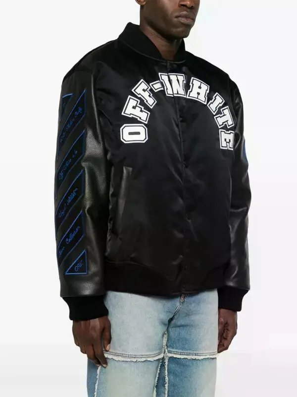 Off-White Baseball Over Varsity Jacket
