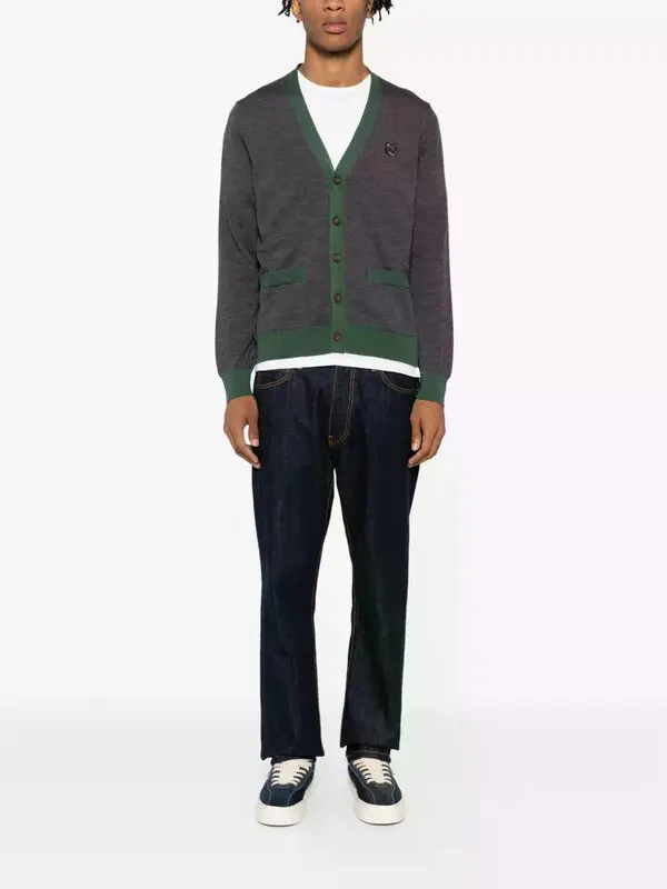 Maison Kitsuné Bold Fox Head Patch Cardigan