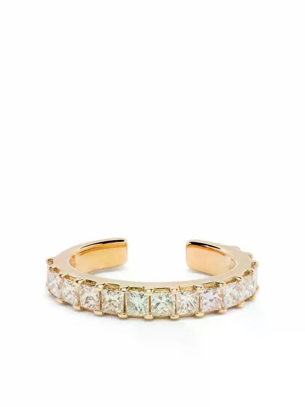 WE BY WHITEBIRD 18kt Yellow Princess Diamond Ear Cuff - Gold