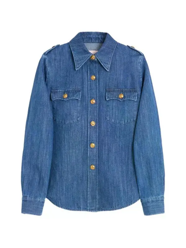 Valentino Garavani Long-sleeve Denim Shirt