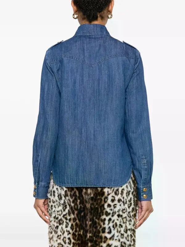 Valentino Garavani Long-sleeve Denim Shirt