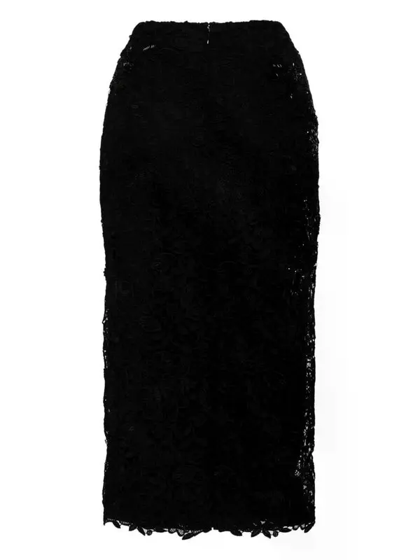 Carolina Herrera Lace-detailed Pencil Skirt