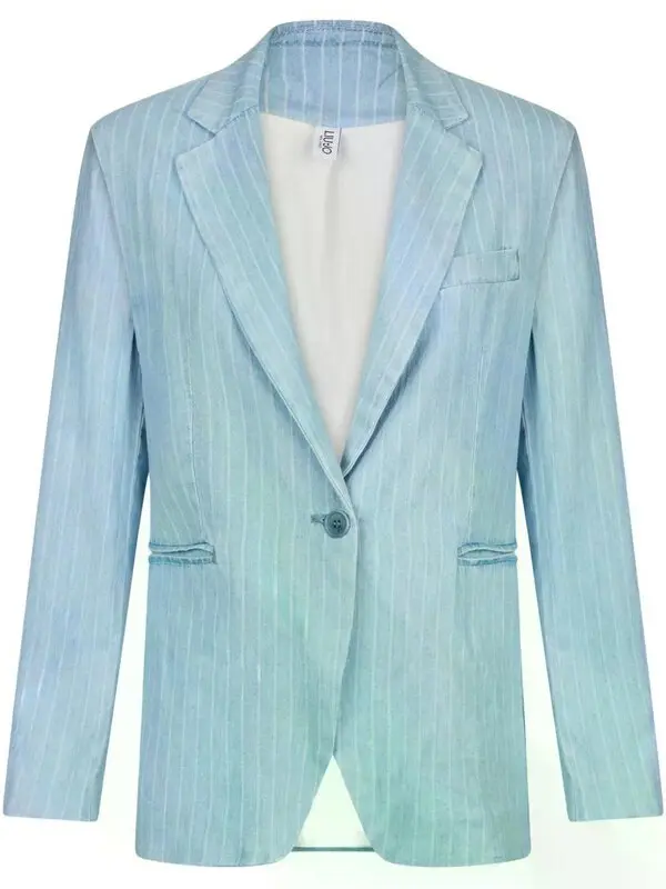 Liu Jo Pinstripe Denim Blazer