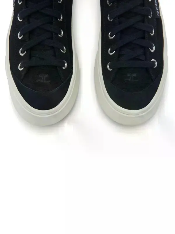 COURREGES Canvas 01 High-top Sneakers