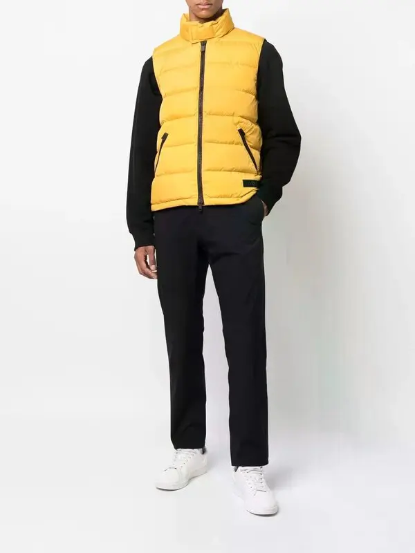Aspesi Padded Down Gilet - Yellow