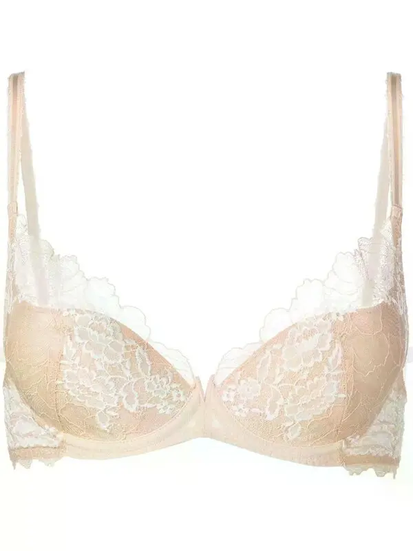 Wacoal Lace-detail Moulded Bra - Neutrals