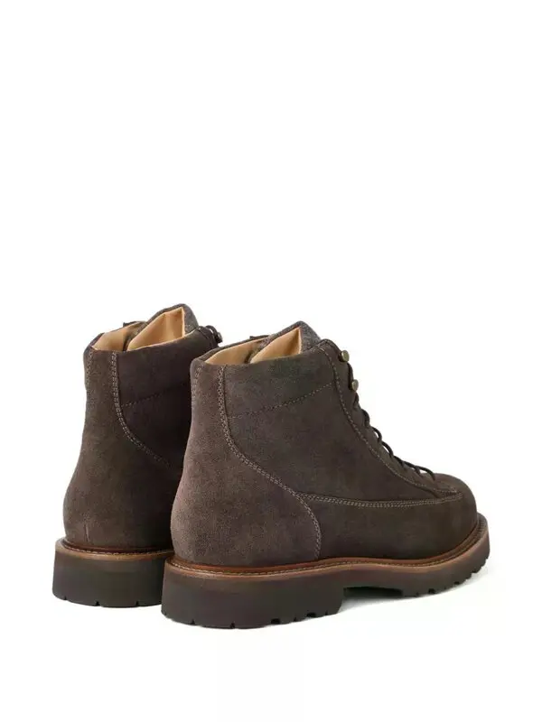 Brunello Cucinelli Suede Hiking Boots