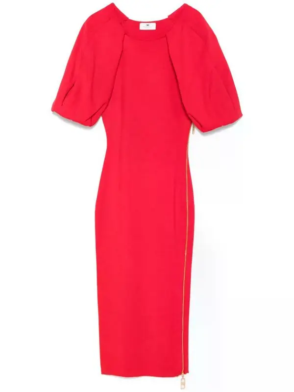 Elisabetta Franchi Zip-detail Midi Dress