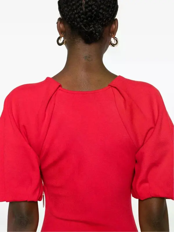 Elisabetta Franchi Zip-detail Midi Dress