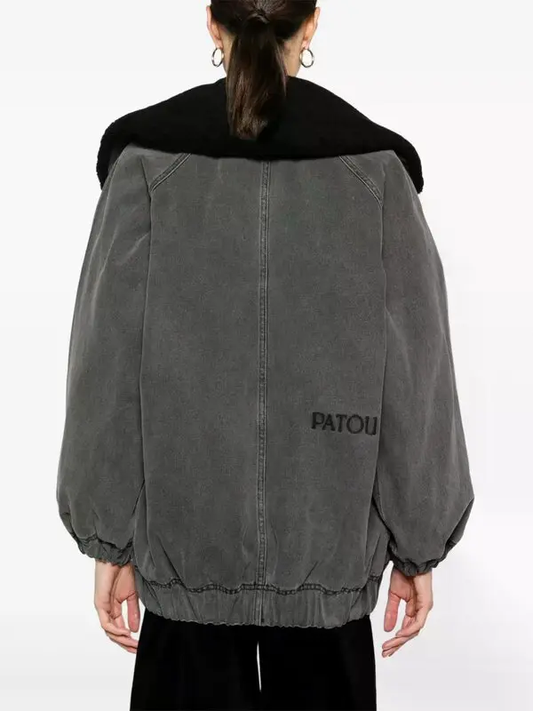 PATOU Oversized Denim Jacket - Grey