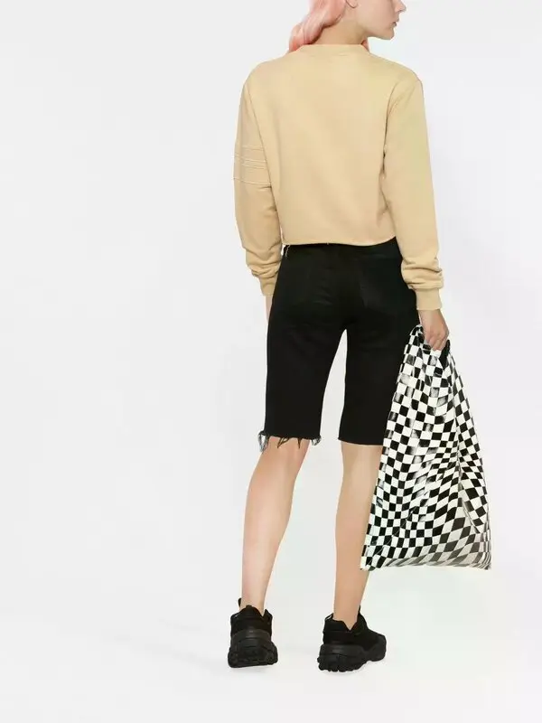Gcds Cropped Logo Sweatshirt