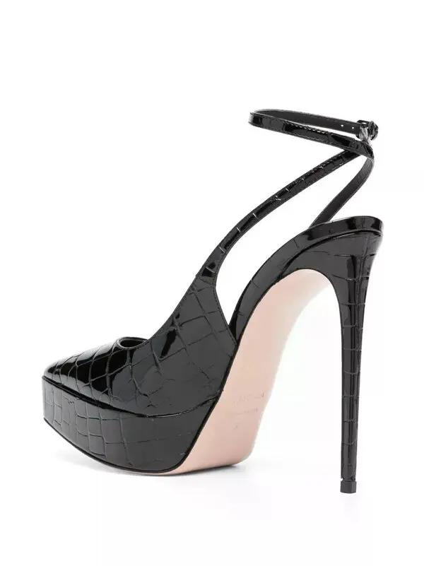 LE SILLA Uma 140mm Slingback Pumps - Black