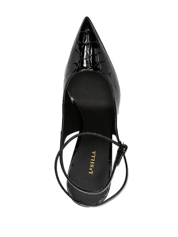 LE SILLA Uma 140mm Slingback Pumps - Black